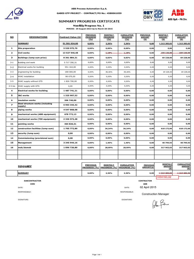 Progress No 1 Last Revision Commented and Approved | PDF | Engineering ...