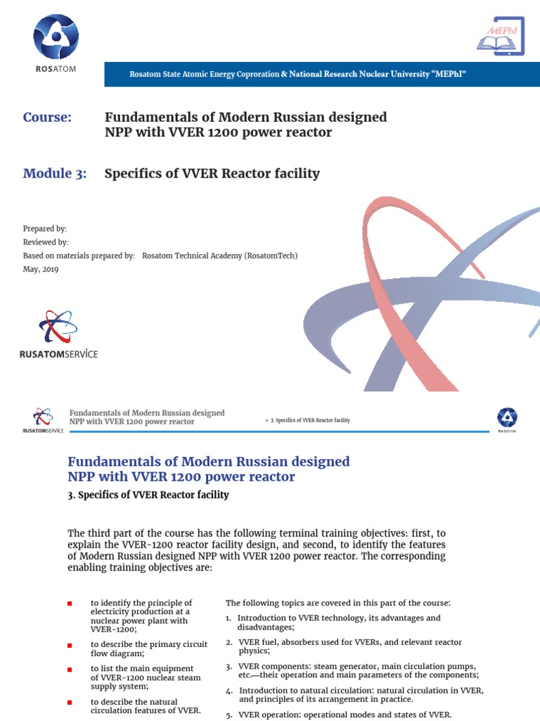 Specifics of VVER Reactor Facility | PDF | Nuclear Power Plant | Nuclear Reactor