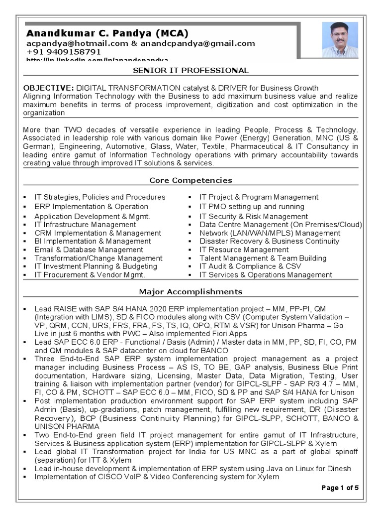 Naukri ANANDKUMARCHANDRAKANTPANDYAMCA (25y 0m) | PDF | Cloud Computing ...