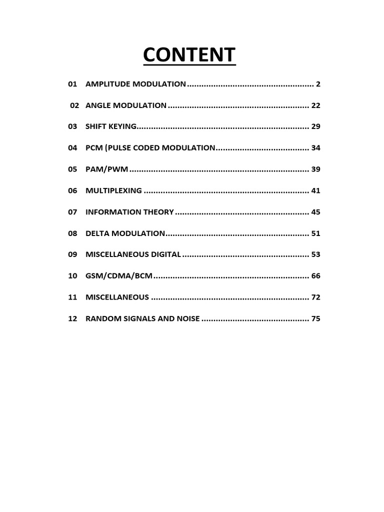 Communication New Pdf Frequency Modulation Detector Radio