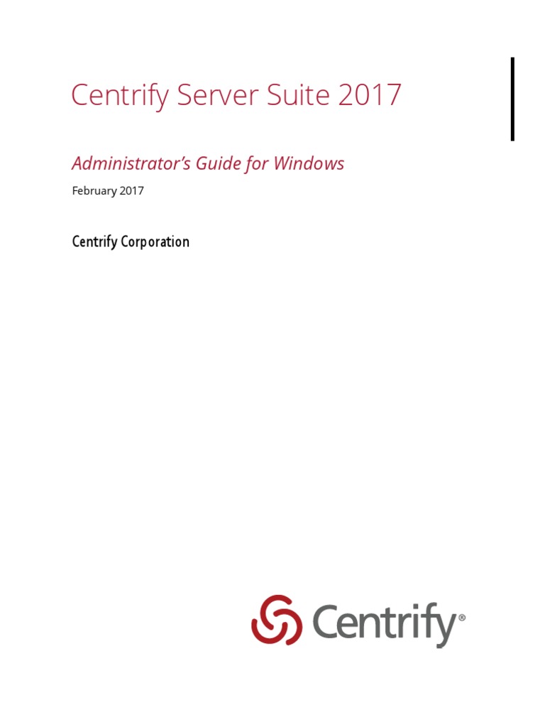 Centrify Win Adminguide | PDF | Active Directory | Microsoft Windows