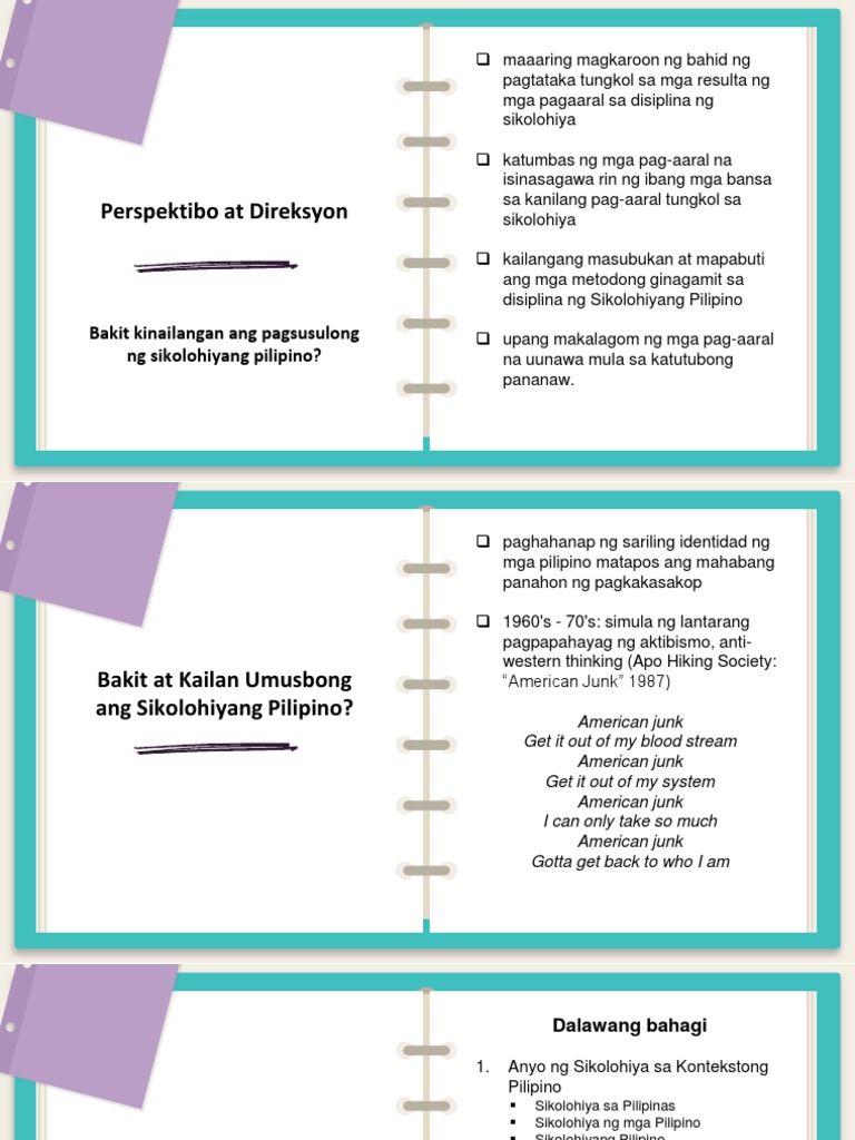 Sikolohiyang Pilipino Perspektibo at Direksyon | PDF