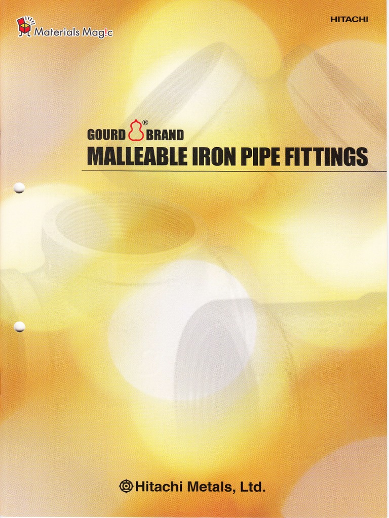 Hitachi Treaded Fittings Catalogue | PDF | Pipe (Fluid Conveyance ...