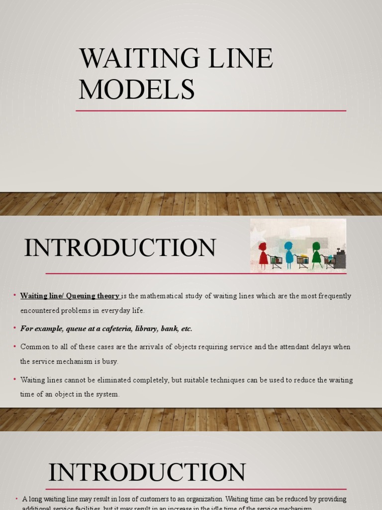 Waiting Line Models | PDF | Probability Distribution | Applied Mathematics