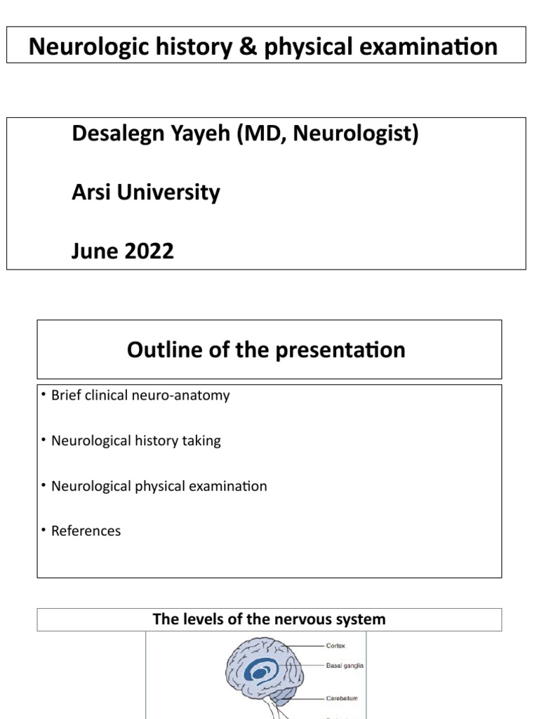 Neurologic History | Download Free PDF | Headache | Neurology