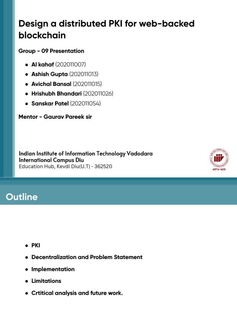CS391 - Design - Project - End - Sem - Presentation | PDF | Public Key Cryptography | Secure ...