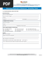 Reimbursement Form HPTR 6 | PDF