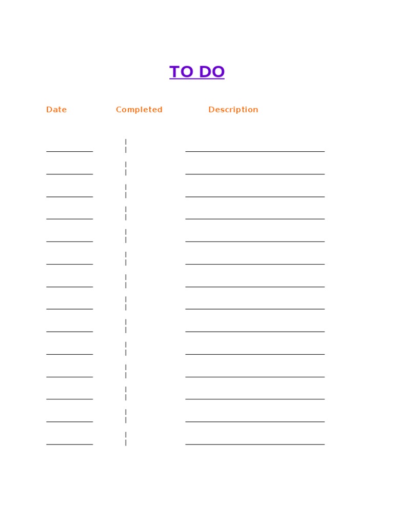 To Do | PDF | Business | Finance & Money Management