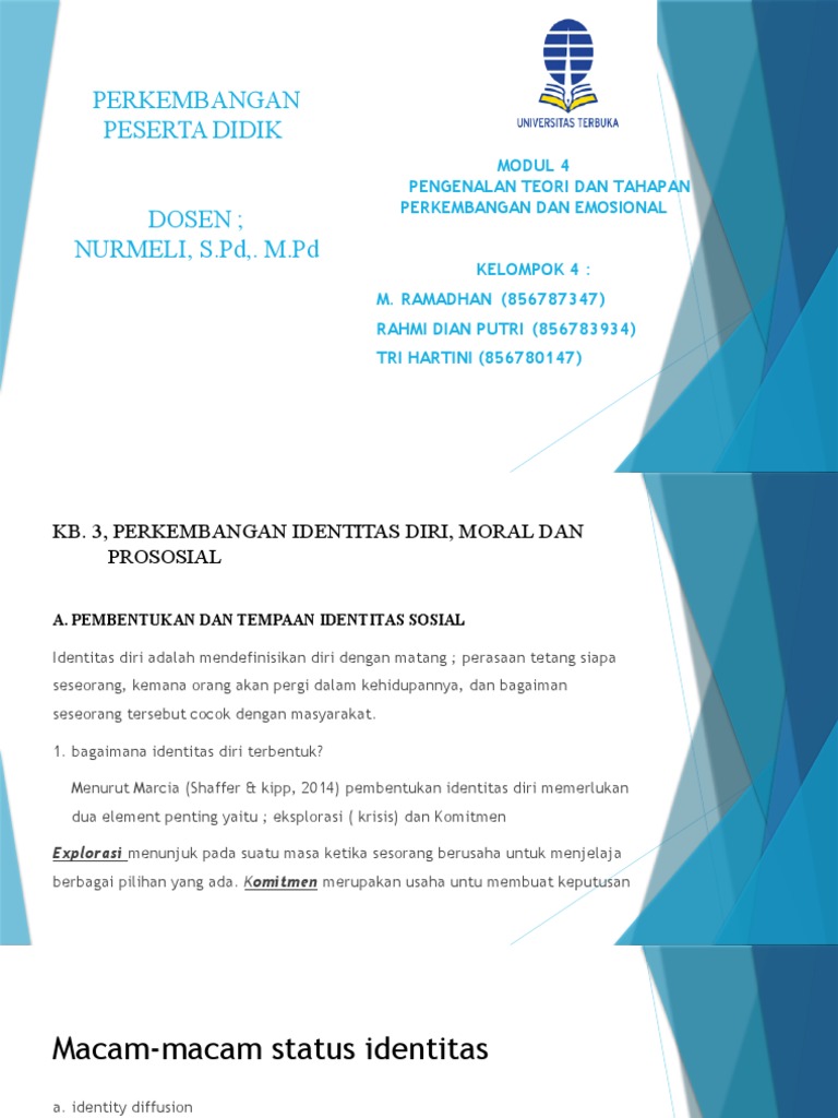 Modul 4 Kb. 3 Perkembangan Peserta Didik | PDF