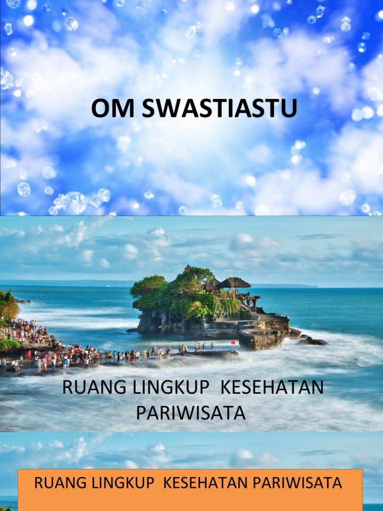 Ruang Lingkup Kesehatan Pariwisata | PDF