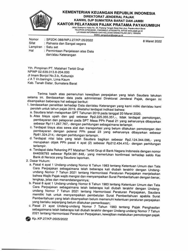 SP2DK 1 | PDF