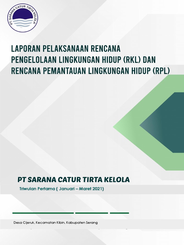 Laporan RKL-RPL PT SCTK 2021 Q1 | PDF
