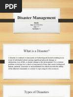 Evs Disaster Management | PDF | Natural Disasters | Emergency Management