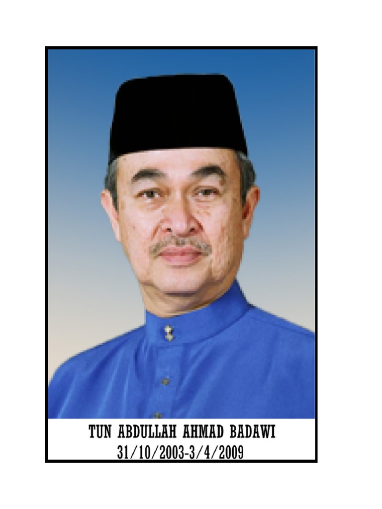 Tun Abdullah Ahmad Badawi | PDF