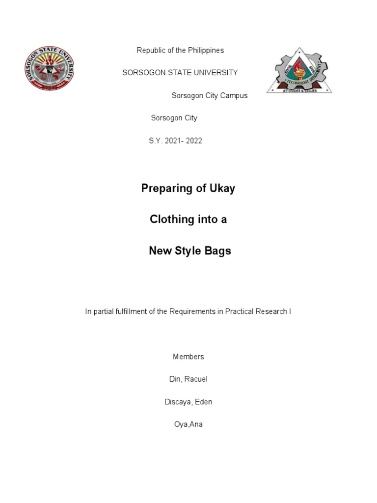 Experemental Ukay Ukay | PDF | Fashion | Clothing