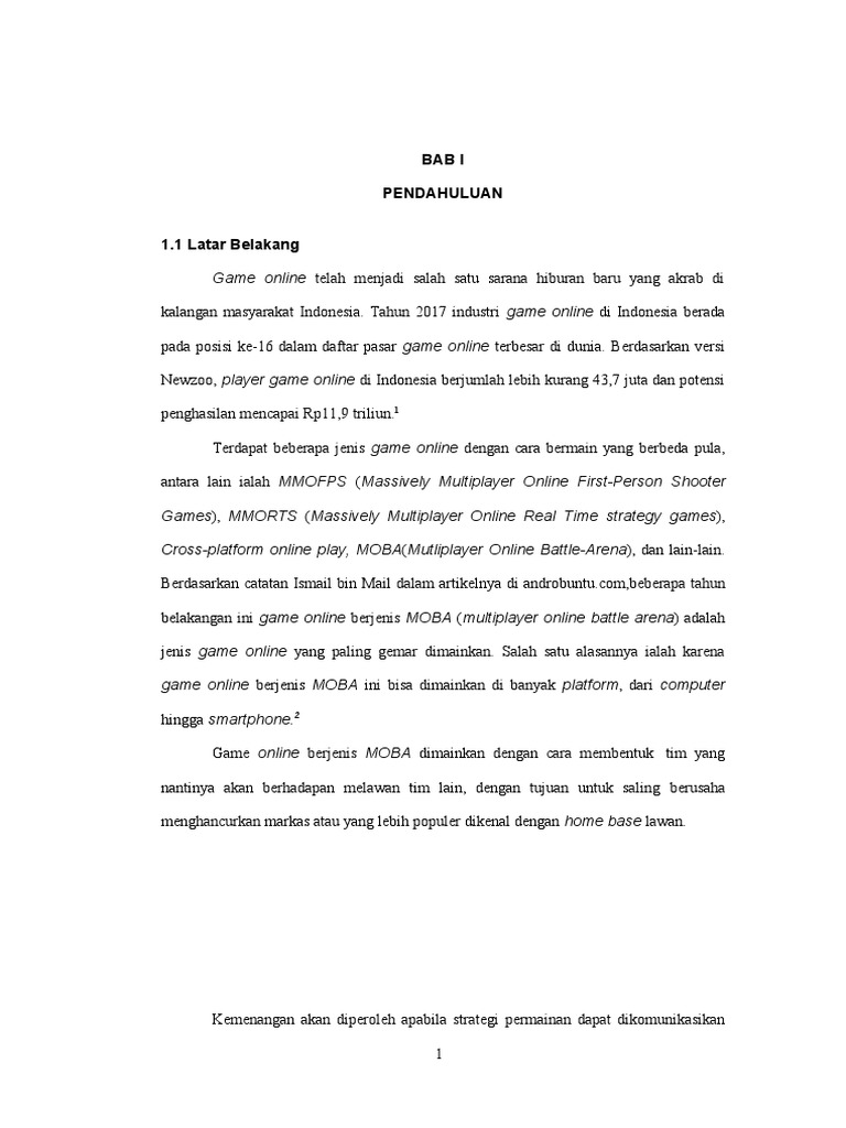 Proposal Turnamen Mobile Legend 2 | PDF