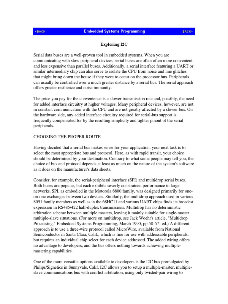 Exploring I2c | PDF | Electronic Circuits | Computer Architecture