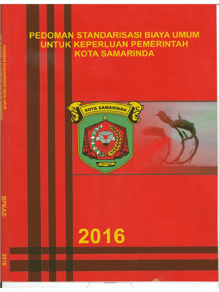 Standar Harga Satuan Barang Jasa Pemkot KS TA.2016 | PDF