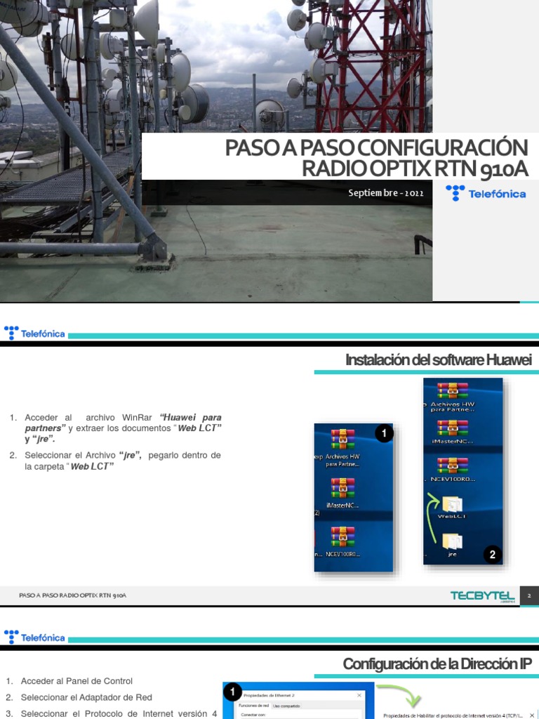 Paso A Paso Radio Rtn910a | PDF | Protocolos de internet | Protocolo de ...
