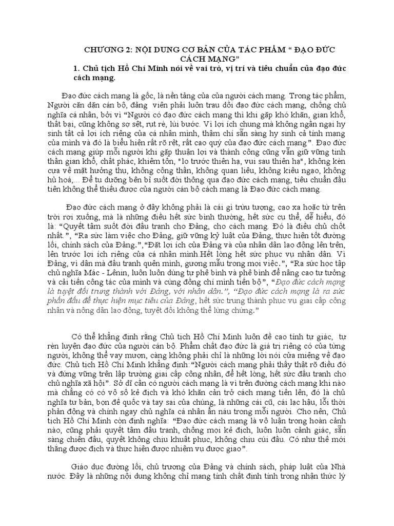 Chương 2 TTHCM | PDF