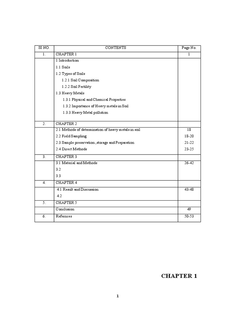 PROJECT REPORT Final | PDF | Soil | Iron