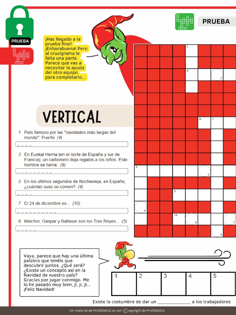 Prueba Final - Escape Room Navidad (v.1.0) | PDF