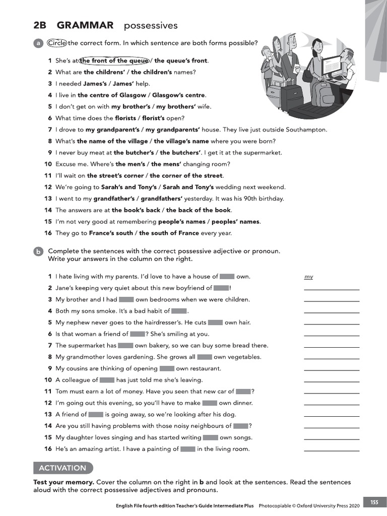 Grammar Possessives | PDF