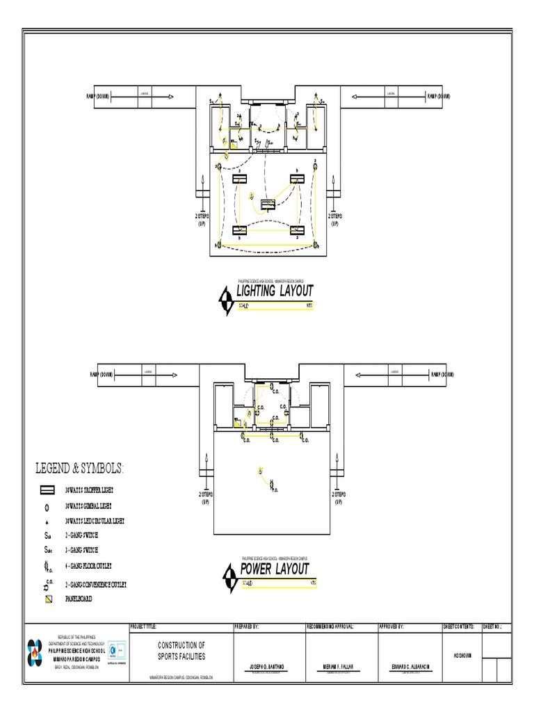 Electrical Layout for Sports Facilities | PDF | Electrical Wiring ...