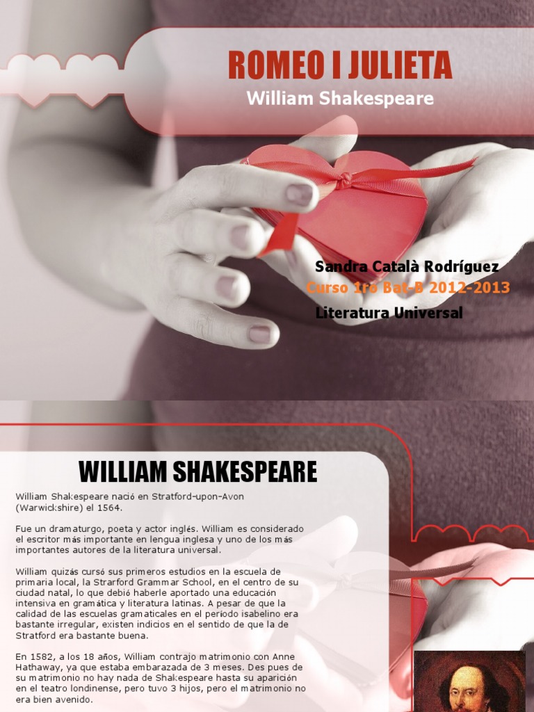 Romeo y Julieta Sandra Catala | PDF | Romeo y Julieta | William Shakespeare