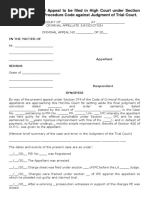 Format of 317 CRPC Petition Sample | PDF