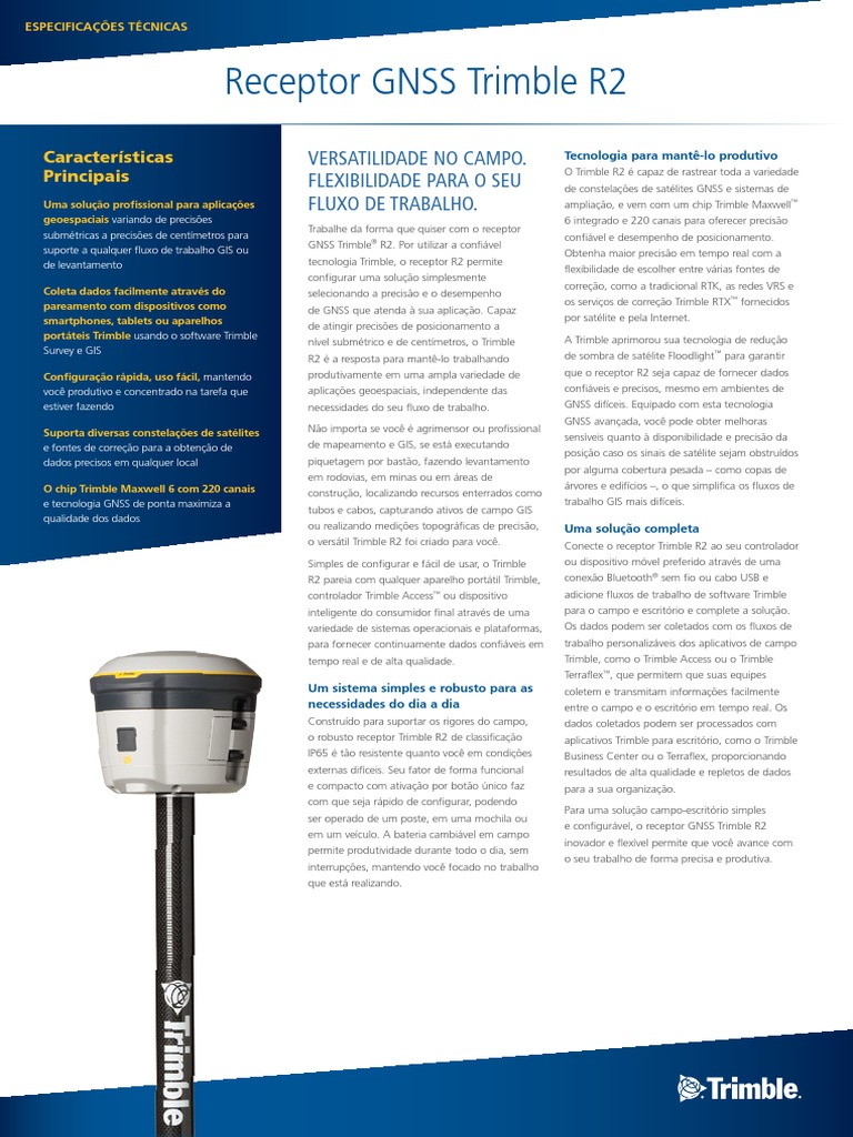 Trimble GNSS R2 | PDF | iPhone | Bluetooth