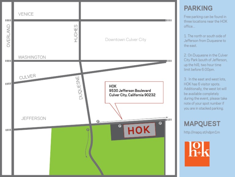 HOK Office Parking Information | PDF | Travel