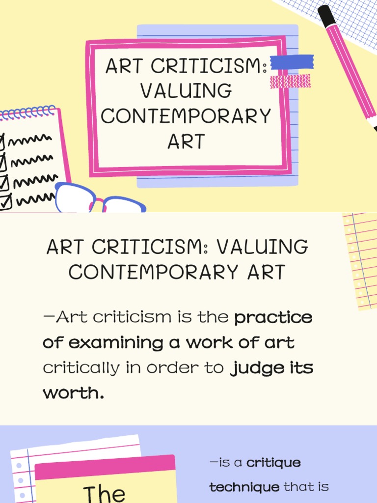 Contemporary Report Art Criticism | PDF | Psychological Concepts | Cognitive Science
