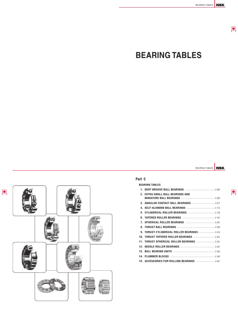 Bearing | PDF | Bearing (Mechanical) | Radius