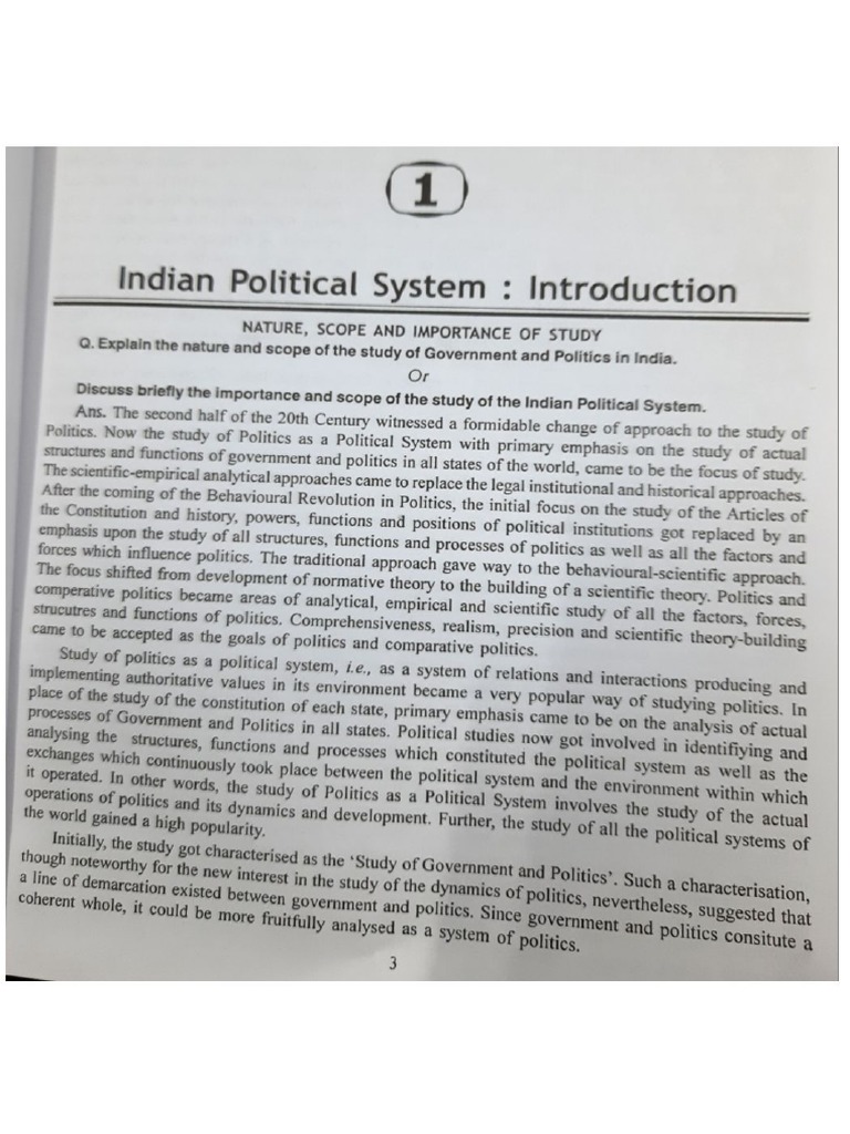 1.2 Introduction To Indian Political System | PDF