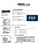 Personal Profile Form-Boc | PDF | Behavior Modification | Learning