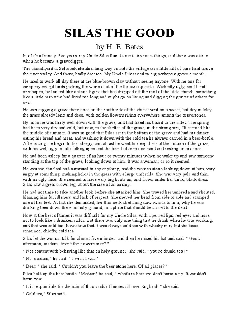 Silasthe Good | PDF | Drink