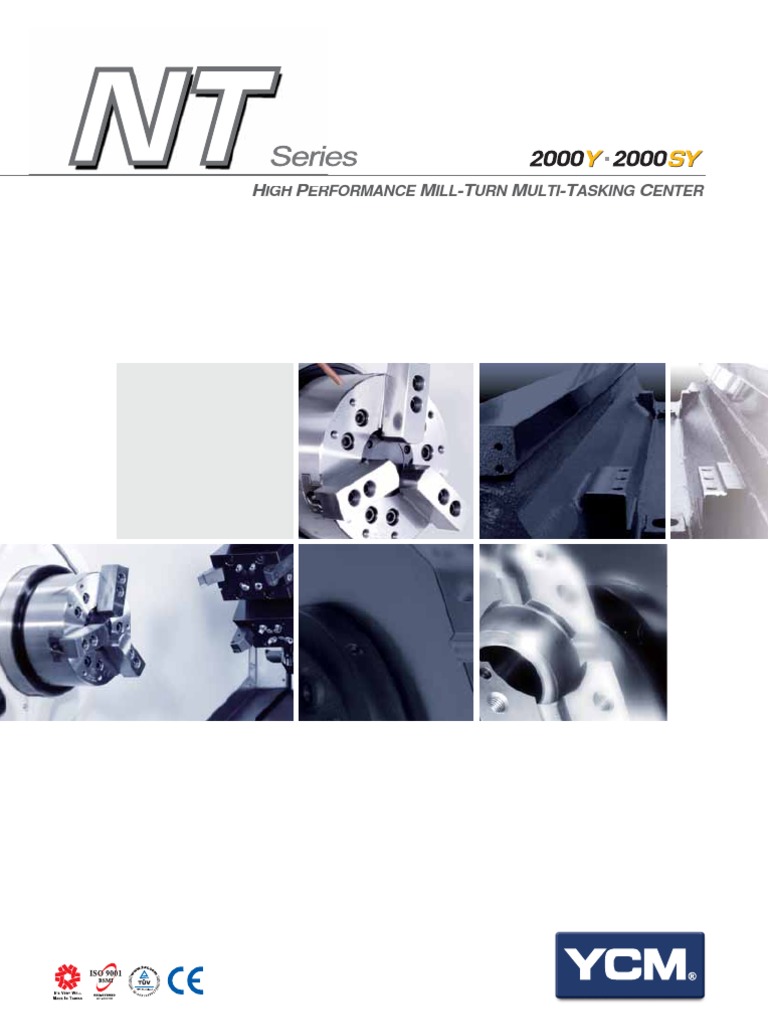 YCM NT Series | PDF | Machining | Metalworking
