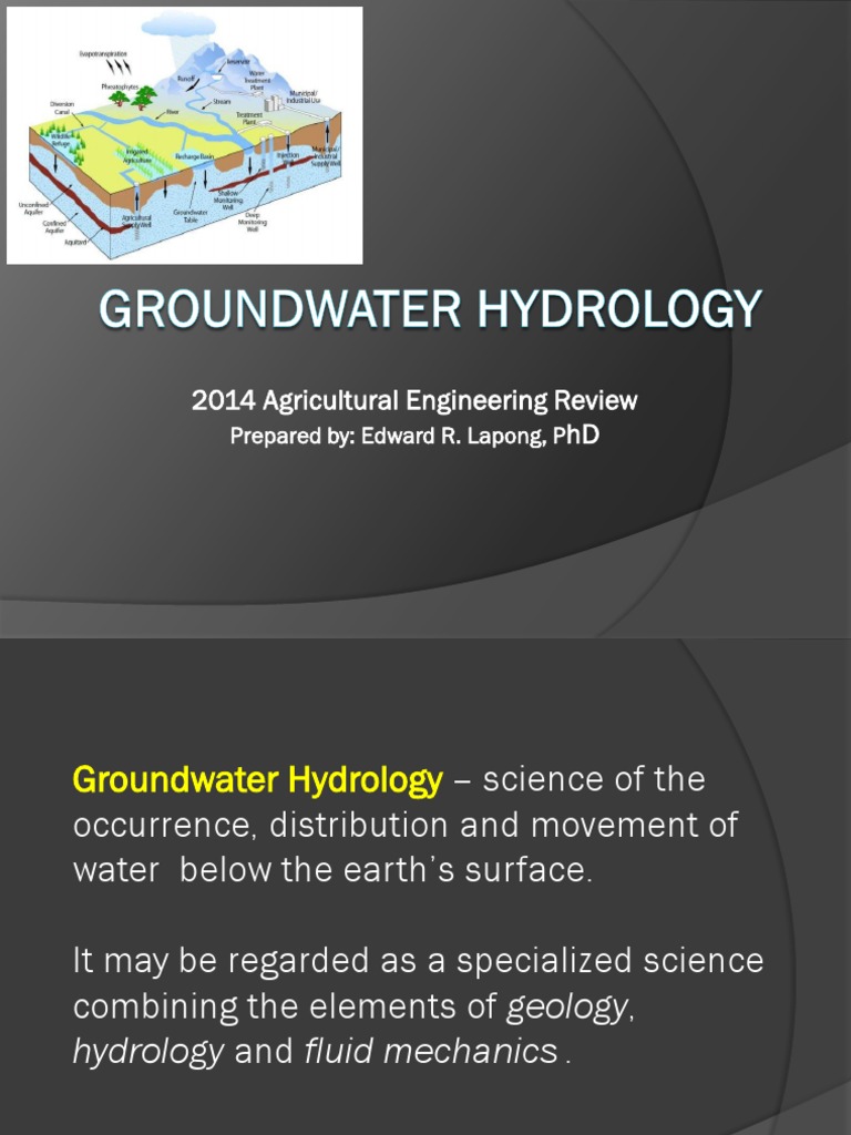 Groundwater Hydrology | PDF | Aquifer | Groundwater