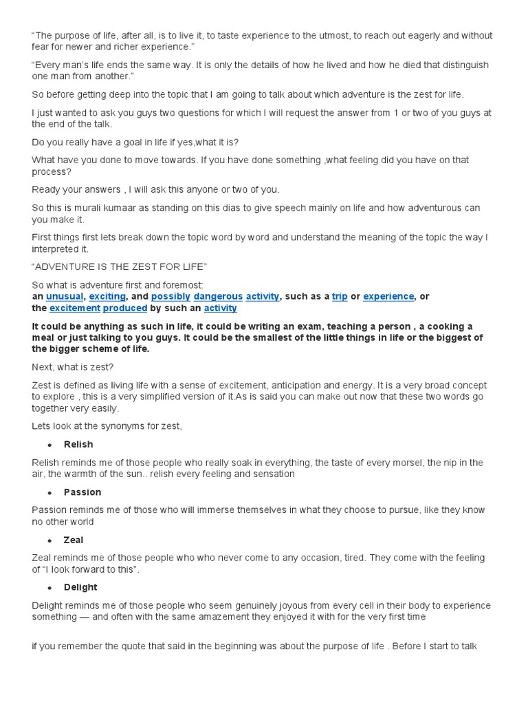 The Purpose of Life | PDF | Meaning Of Life | Experience