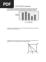 NMOS 2023 Preliminary Round Paper and Answer | PDF | Area | Rectangle