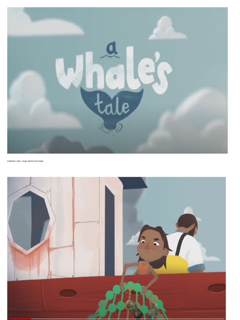 A Whale’s Tale - Hope Works Video | PDF | Language Arts & Discipline