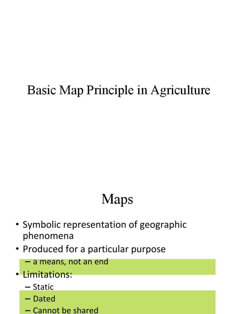 Chap 2basic Map Principle | PDF | Geographic Information System | Map