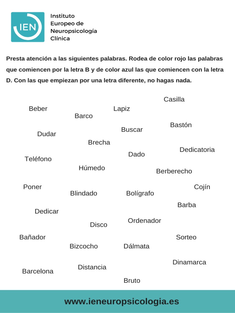Colorea Palabras por Letras | PDF