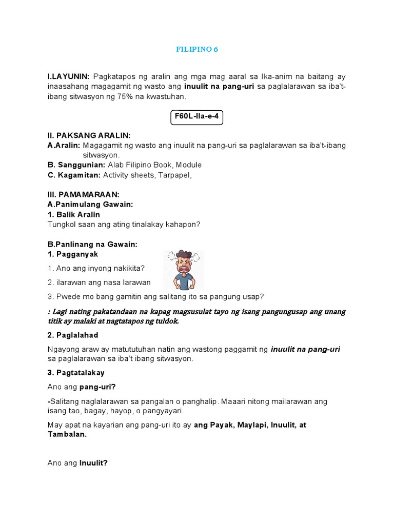 Magagamit NG Wasto Ang Inuulit Na Pang-Uri Sa Paglalarawan Sa Iba't ...