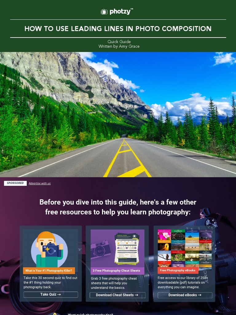 Leading Lines in Photo Composition | PDF | Composition (Visual Arts ...