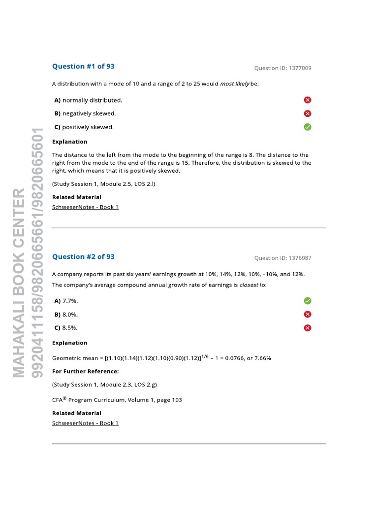 Reading 2 Organizing Visualizing, and Describing Data | PDF