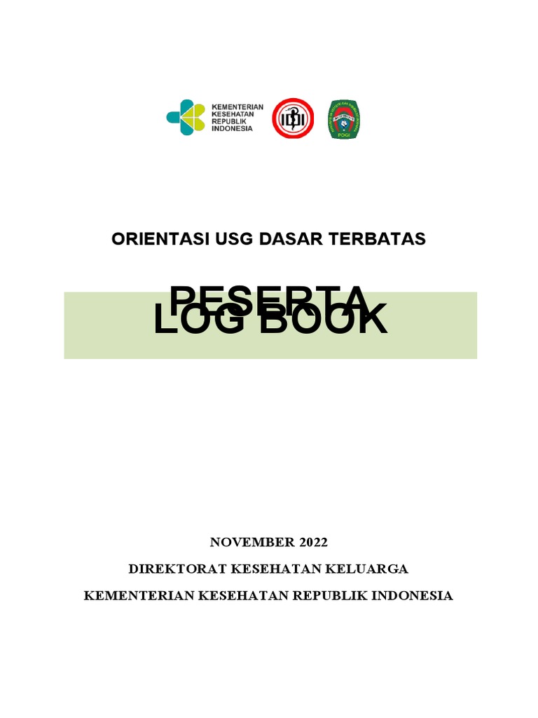 Logbook Peserta Sesi OJT Orientasi USG Dasar Terbatas | PDF