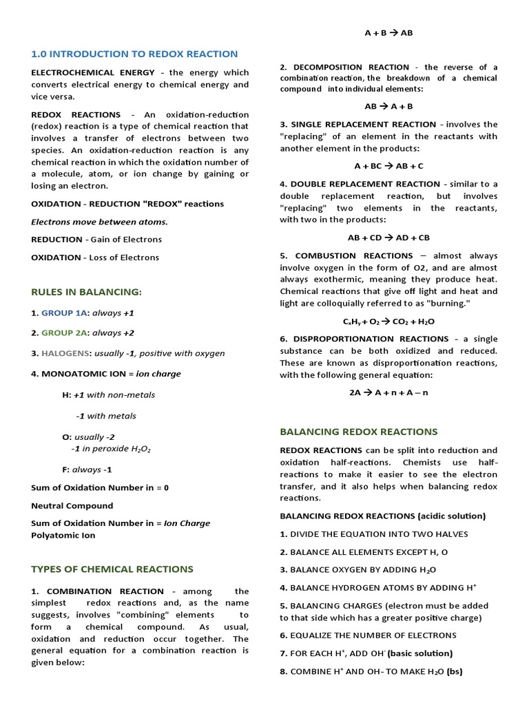 Chem Midterm Reviewer | PDF