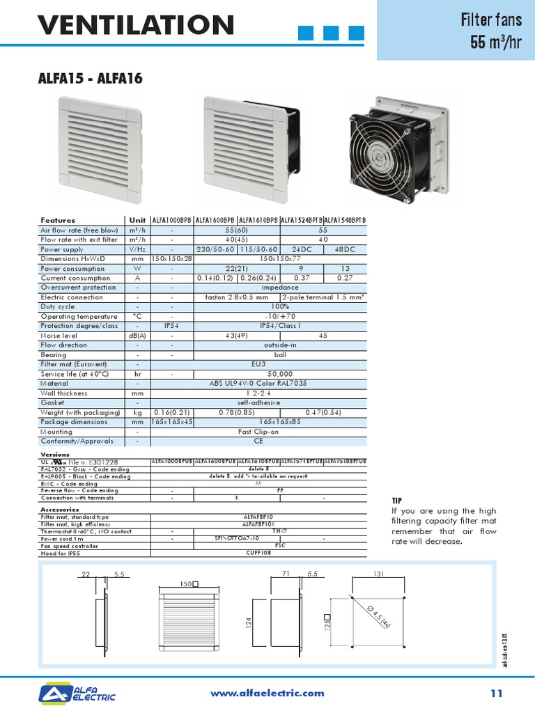 ALFA Fan Side | PDF | Mechanical Engineering | Building Engineering